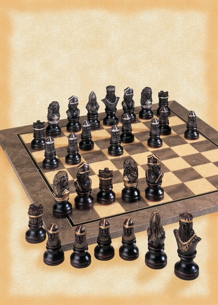 Richard the Lionheart Hand Decorated Theme Chess Set