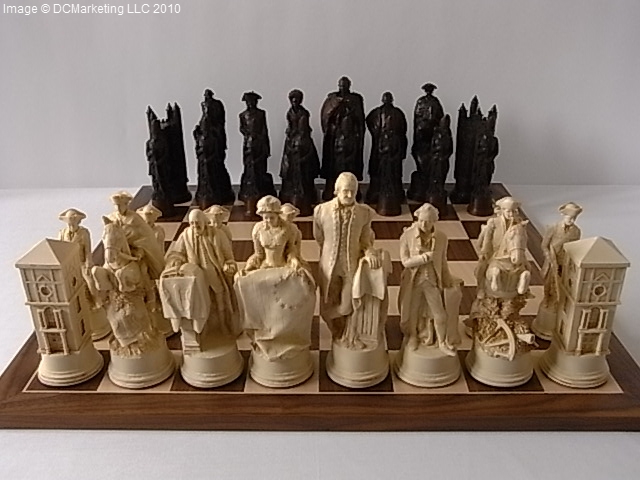Civil War Chess Sets - American Civil War Chess Set - Revolutionary War ...