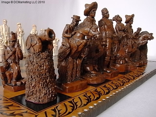 Alamo Chess - Alamo Chess Pieces - Alamo Chess Set - Alamo Chess Set Pieces