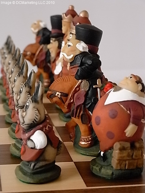 Alice In Wonderland Chess Set - Alice In Wonderland Chess Pieces ...