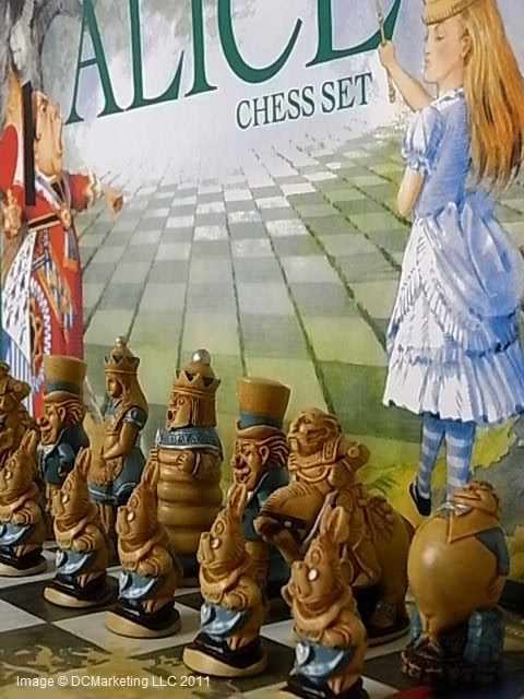 Alice In Wonderland Chess Set - Alice In Wonderland Chess Pieces ...