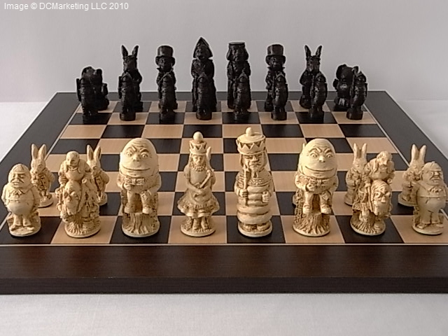 Alice In Wonderland Chess Set - Alice In Wonderland Chess Pieces ...