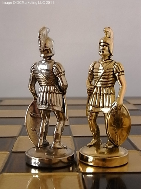 Metal Themed Chess Sets - High Quality