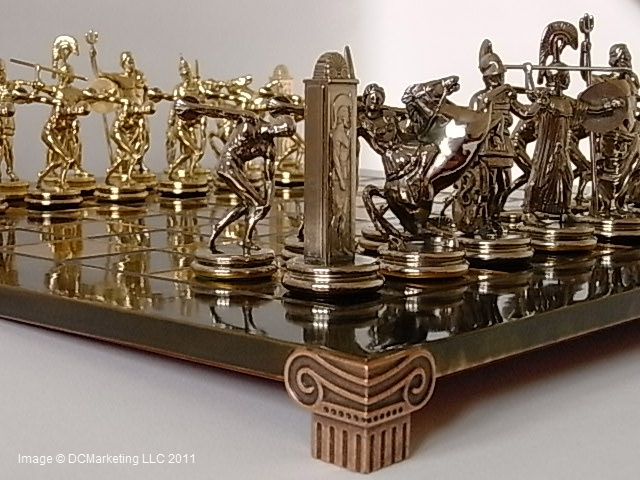 Metal Themed Chess Sets - High Quality