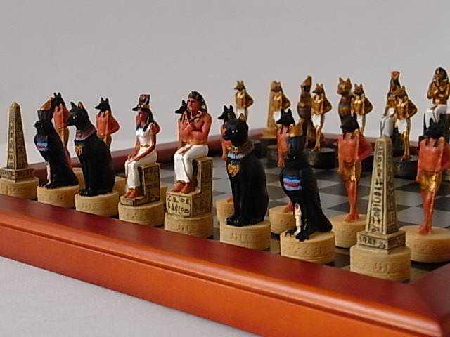 Egyptian Themed Chess - Egyptian Theme Chess - Egyptian Chess Sets