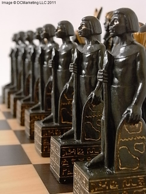 Egyptian Themed Chess - Egyptian Theme Chess - Egyptian Chess Sets