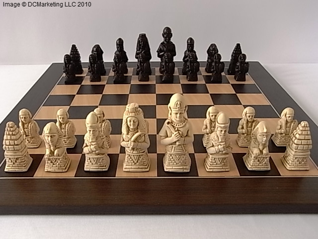 Egyptian Themed Chess - Egyptian Theme Chess - Egyptian Chess Sets