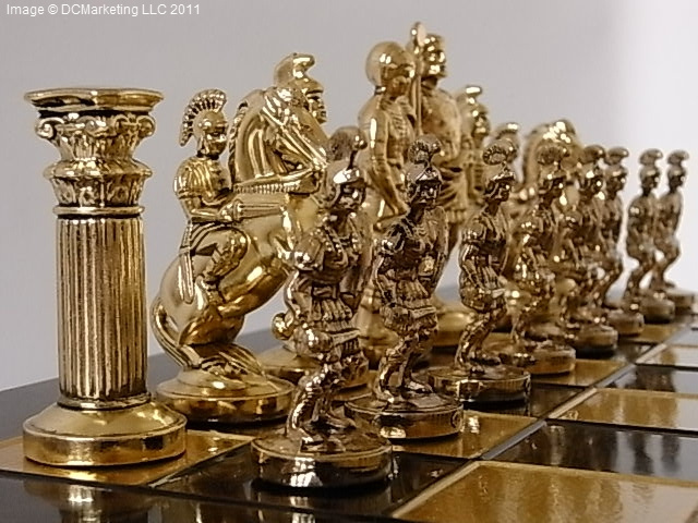 Metal Themed Chess Sets - High Quality