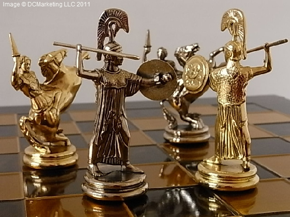Metal Themed Chess Sets - High Quality