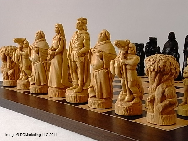Robin Hood Plain Theme Chess Set